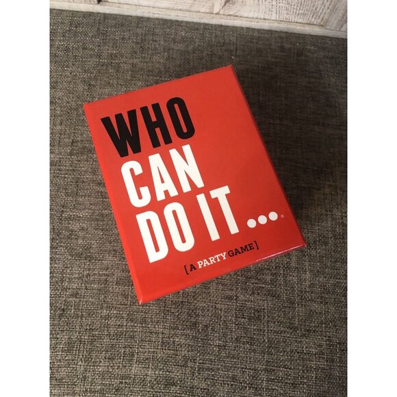 DSS Games | Toys | Dss Games Who Can Do Ita Party Game 25 Cards Ages 7 ...